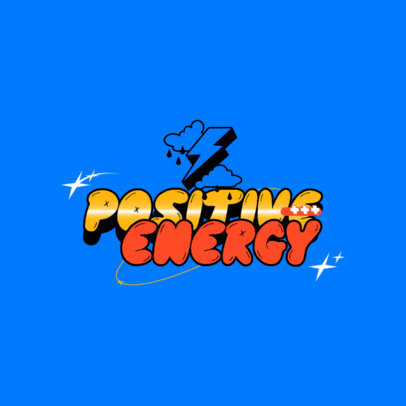 Placeit - Retro Logo Generator Featuring Graffiti Fonts for a Clothing Shop