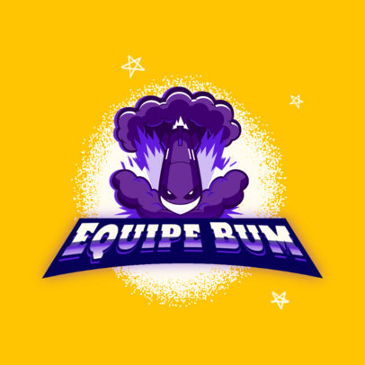 Placeit - Gaming Logo Creator with a Cartoonish Explosion Bomb Graphic