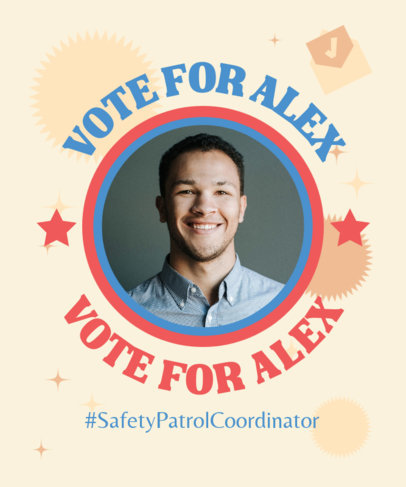 Placeit - Yard Sign Generator Featuring a Candidate Photo for an ...