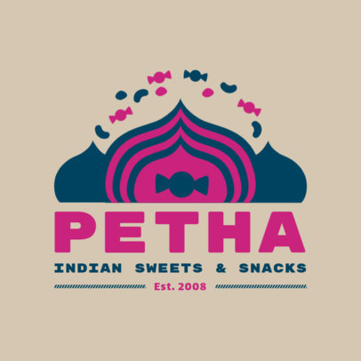 Placeit - Logo Maker for an Indian Sweets Shop