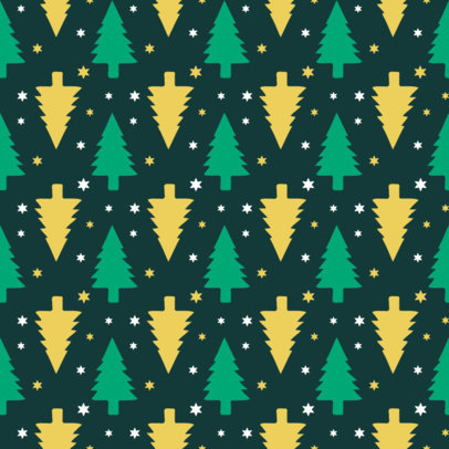 Placeit - Print Pattern Design Creator Featuring a Christmas Theme and ...