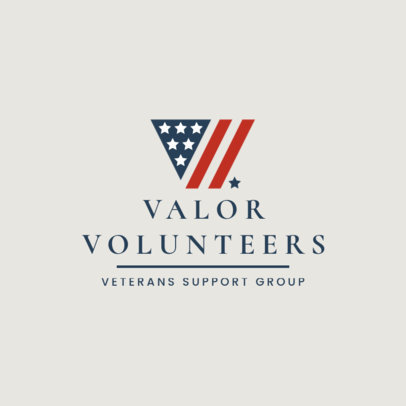 Placeit - Commemorative Logo Generator for a Veterans Support Association