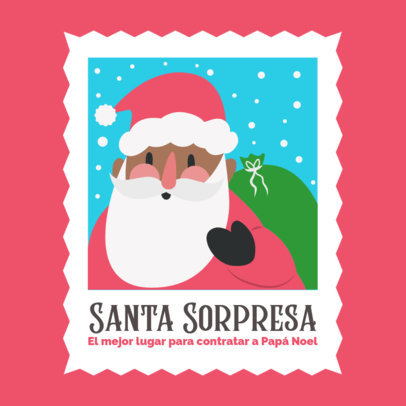 Placeit - Christmas-Themed Logo Maker for a Santa Claus Rental Agency