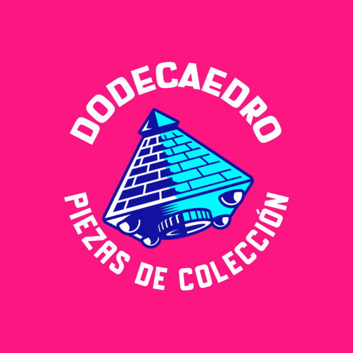 Placeit - Collectibles Shop Logo Template Featuring a Pyramid-Shaped ...