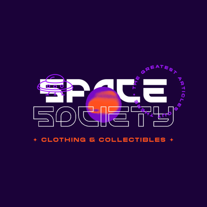 Placeit - Clothing Brand Logo Maker Featuring an Aliens-Themed Aesthetic