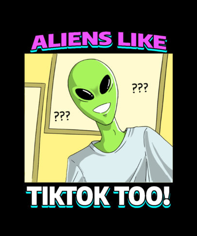 Placeit - T-Shirt Design Generator Featuring a Mummified Alien Inspired ...