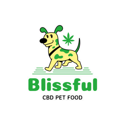 Placeit - CBD Logo Template for a Pet Spray Brand