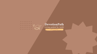 Placeit - YouTube Banner Generator for a Christian Channel with a Holy ...