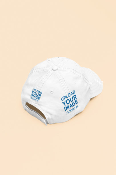 Placeit - Otto Cap Mockup Featuring a Dad Hat Placed on a Customizable ...