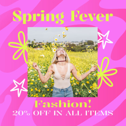 Placeit - Fashion-Themed Instagram Post Design Maker to Announce a ...