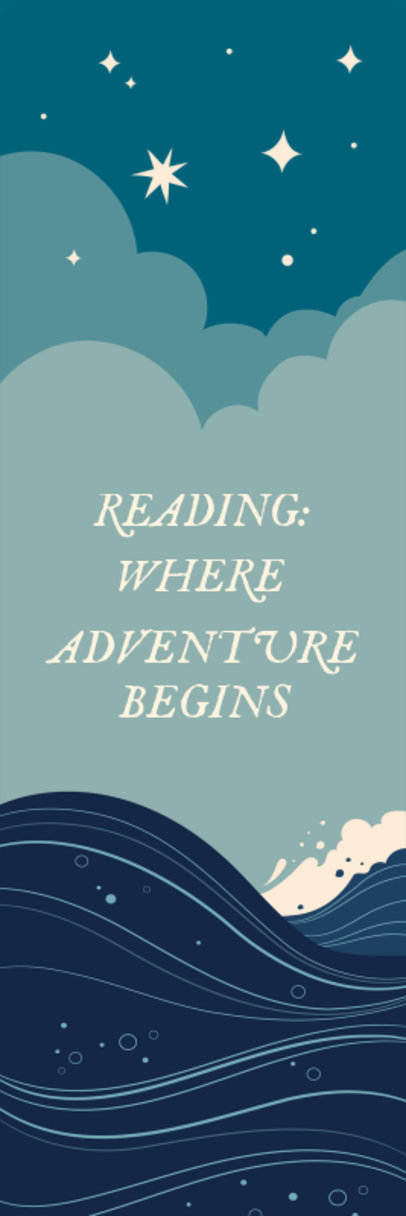 Placeit - Bookmark Design Maker Featuring a Colorful Layout and a Books ...