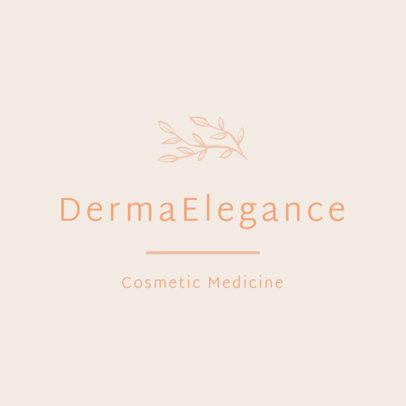 Placeit - Dermatology Logo Generator for a Cosmetic Clinic