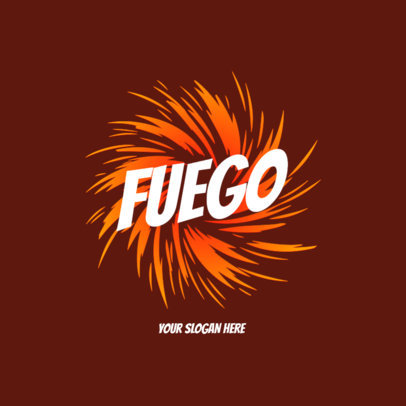 Placeit - Abstract Logo Template Featuring Explosion Graphics