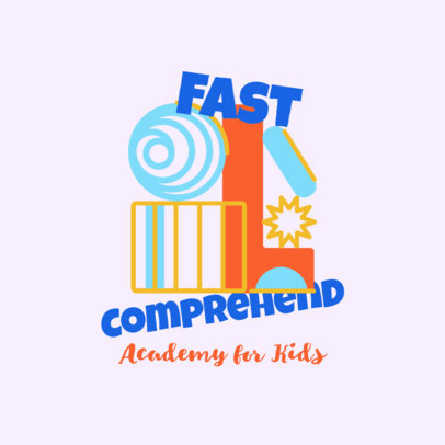 Placeit - Online Logo Creator for a Kids Academy Featuring Cartoonish ...