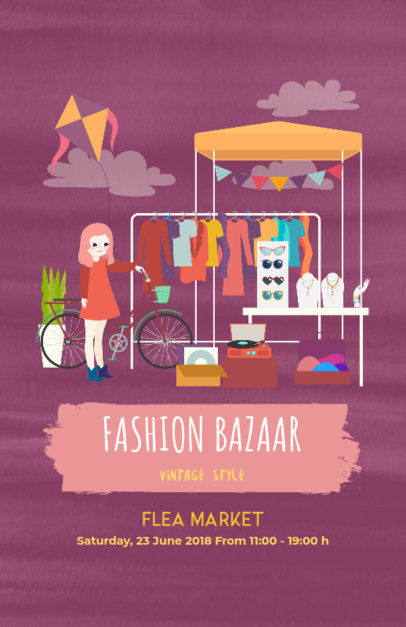 Placeit - Bazaar Flyer Template