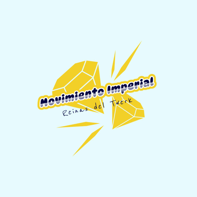 Placeit - Twerking Dance Crew Logo Creator Featuring Illustrated Diamonds