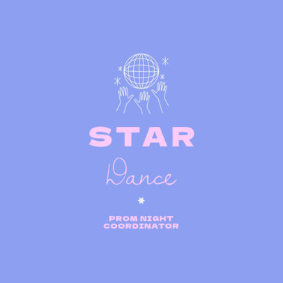 Placeit - Logo Creator With a Crown Icon for a Prom Night Planner