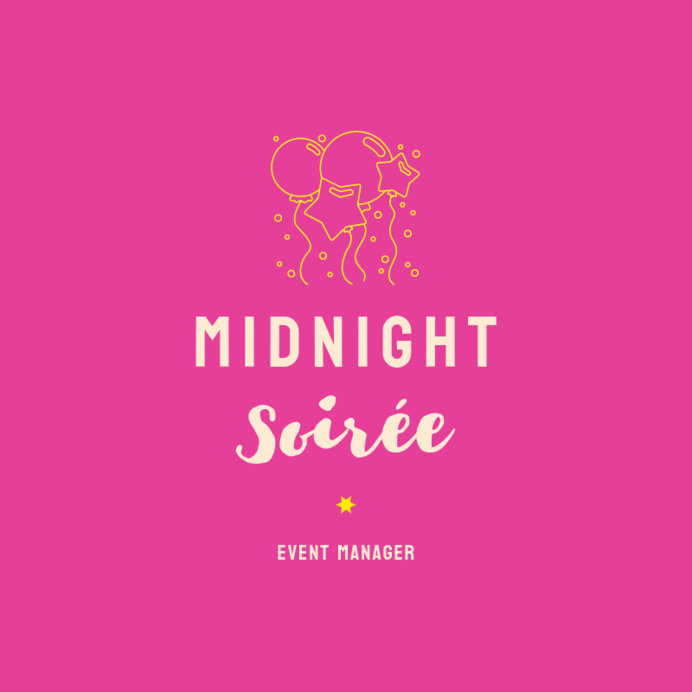 Placeit - Event Manager Logo Generator Featuring Balloon Graphic