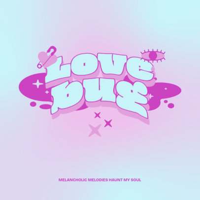 Placeit - Music Channel Logo Maker Featuring a Heart with a Clip ...