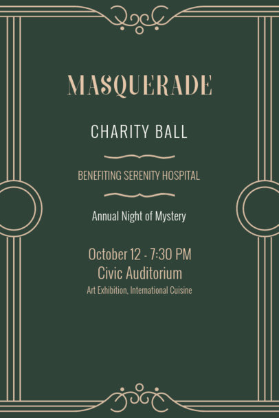 Placeit - Invitation Generator for an Annual Charity Gala Night