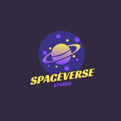 Placeit - Logo Generator for a Space Content Creation Studio with a ...