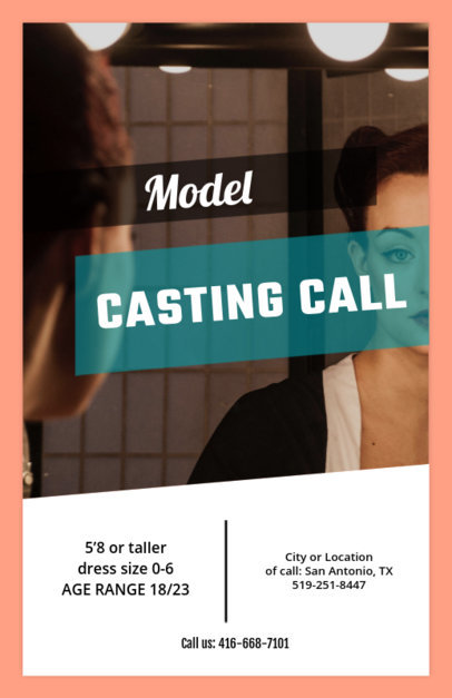 Placeit - Casting Flyer for Dance Auditions