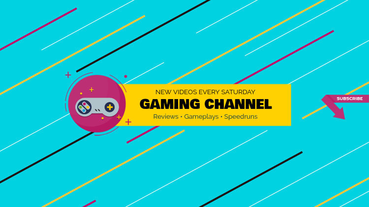 Placeit - Gaming Reviews Channel Banner Template