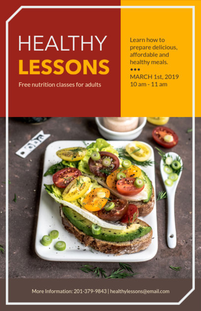 Placeit - Nutrition Workshop Flyer Design Template