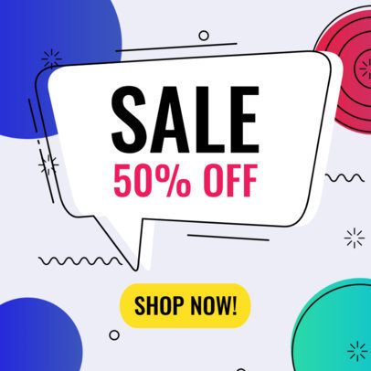 Placeit - Colorful Ad Banner Maker for a Cosmetic Store