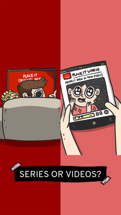 Placeit - Food Poll Instagram Story Maker