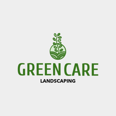 Placeit - Landscaping Logo Maker with an Abstract Illustration