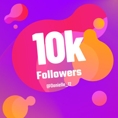 Placeit - Followers Milestone Instagram Post Template