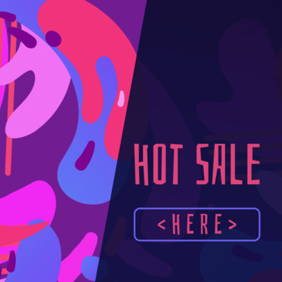 Placeit - Banner Maker with Watercolor Graphics for Discounts