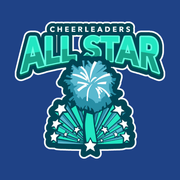 Placeit - Cheerleader Logo Design Template for Professional Cheerleaders