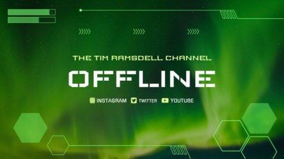 Placeit - Minimalistic Twitch Offline Banner Maker