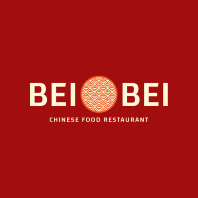 Placeit - Chinese Restaurant Logo Maker for a Tea House