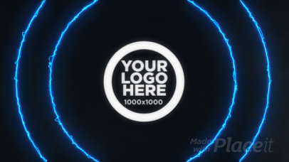 Placeit - Intro Maker for an Animated Gaming Logo with Lightning Effects