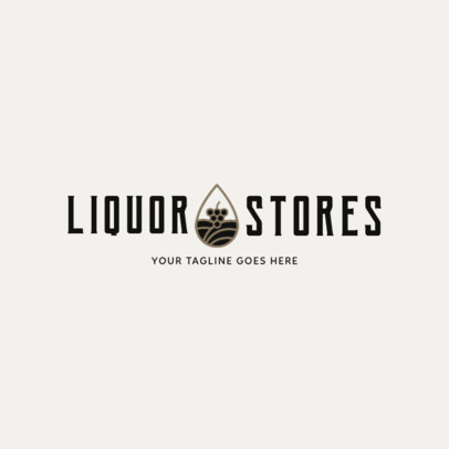 Placeit - Logo Design Maker for a Modern Liquor Store