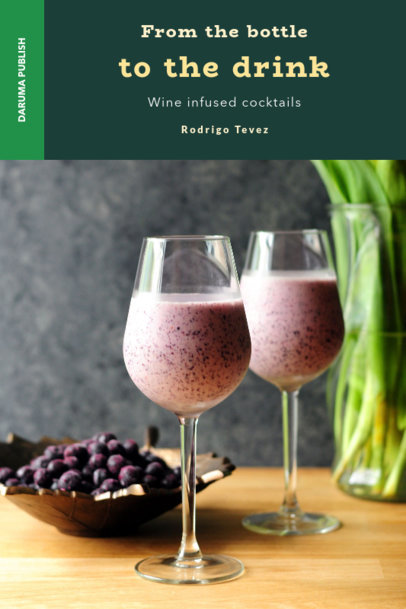 Placeit - Simple Book Cover Maker for a Cocktail Recipe Book