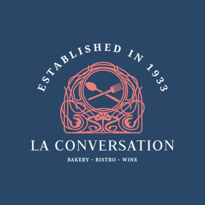 Placeit - Elegant French Restaurant Logo Maker