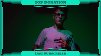 Placeit - OBS Webcam Frame Overlay Template for a Girly Gamer