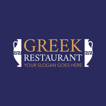 Placeit - Traditional Greek Restaurant Logo Template