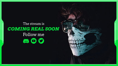 Placeit - Minimalistic Twitch Overlay Maker for a BRB Screen