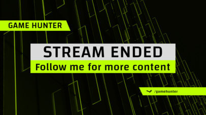 Placeit - Simple Twitch Overlay Maker for a Stream Ended Announcement