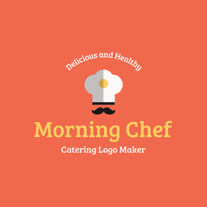 Placeit - Illustrated Logo Template for a Catering Company