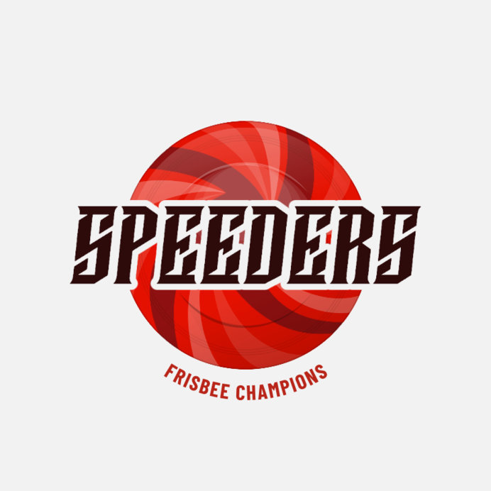 Placeit - Sports Logo Template for a Frisbee Champion Team