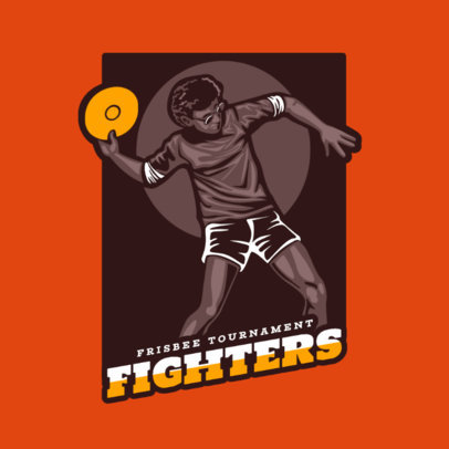 Placeit - Frisbee League Logo Maker