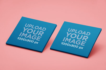 Placeit - Digipak Mockup With a Purple Background