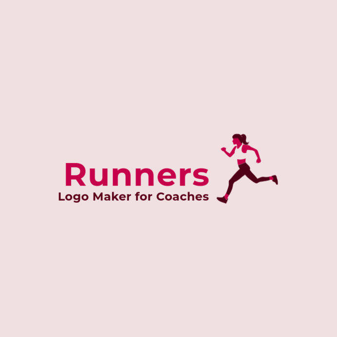 Placeit - Logo Design Template for a Runner Coach