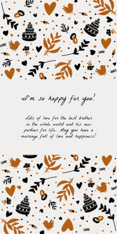 Placeit - Greeting Card Design Maker with a Cat Illustration and a ...